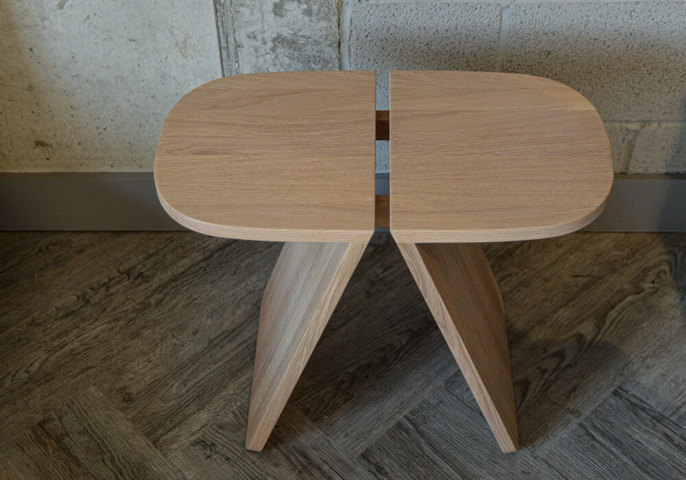 Avio - Solid Oak Side Tables - Natural Bed Company