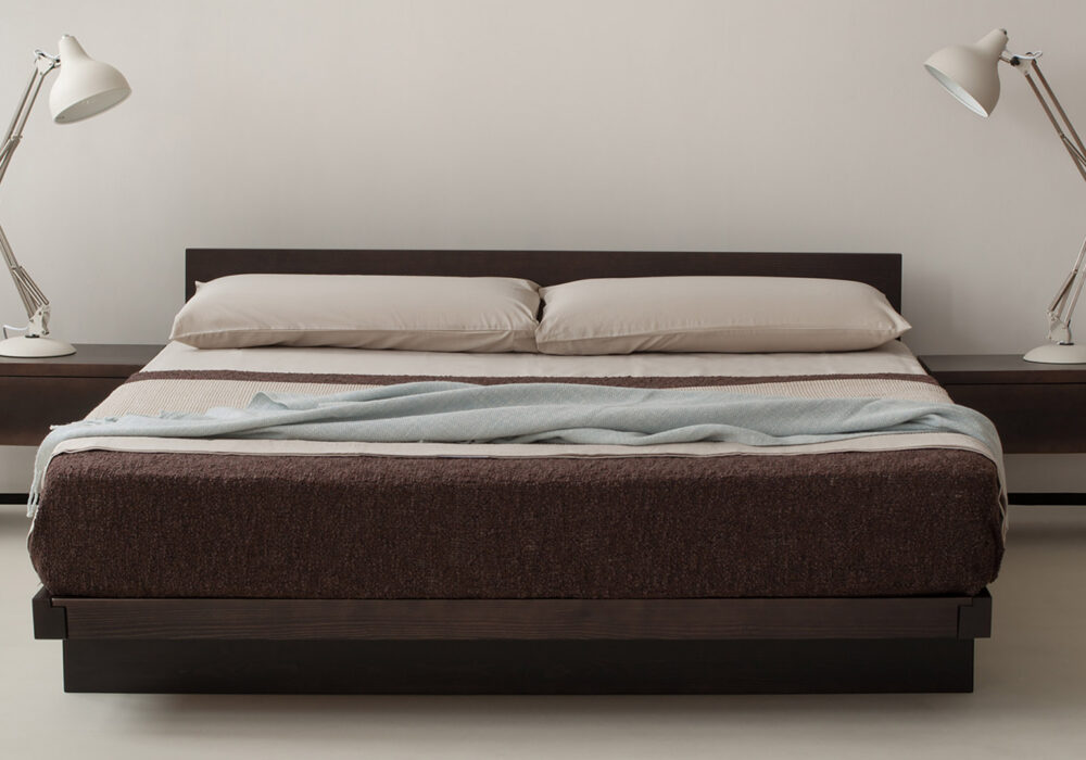 Kumo Low Wooden Beds Japanese Style Natural Bed