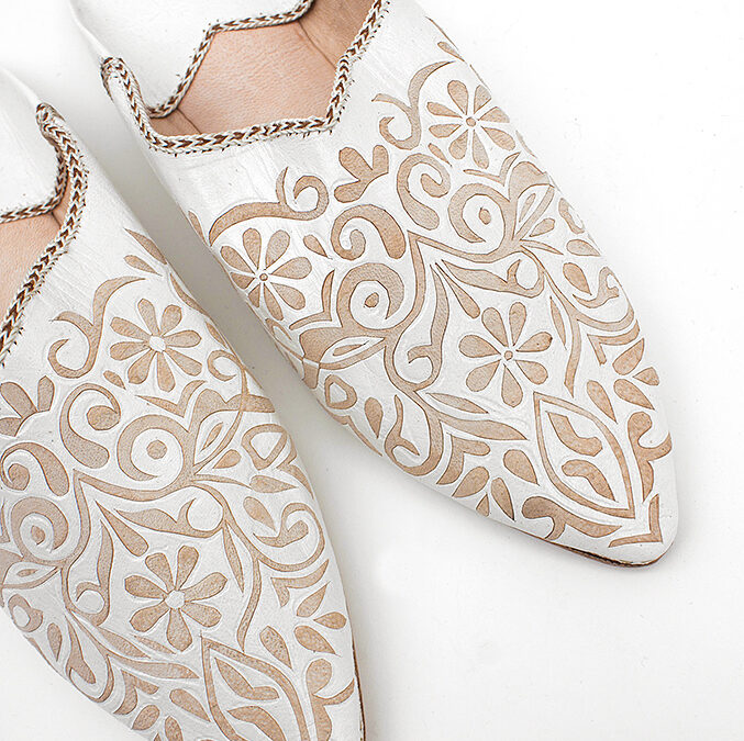 Moroccan Decorative Slippers | Slippers | Natural Bed Company