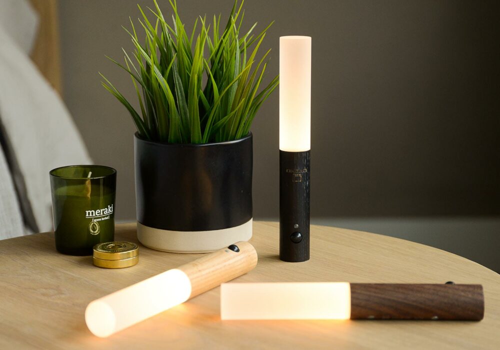 Baton Lights in Walnut or Ash | Lighting | Natural Bed Company