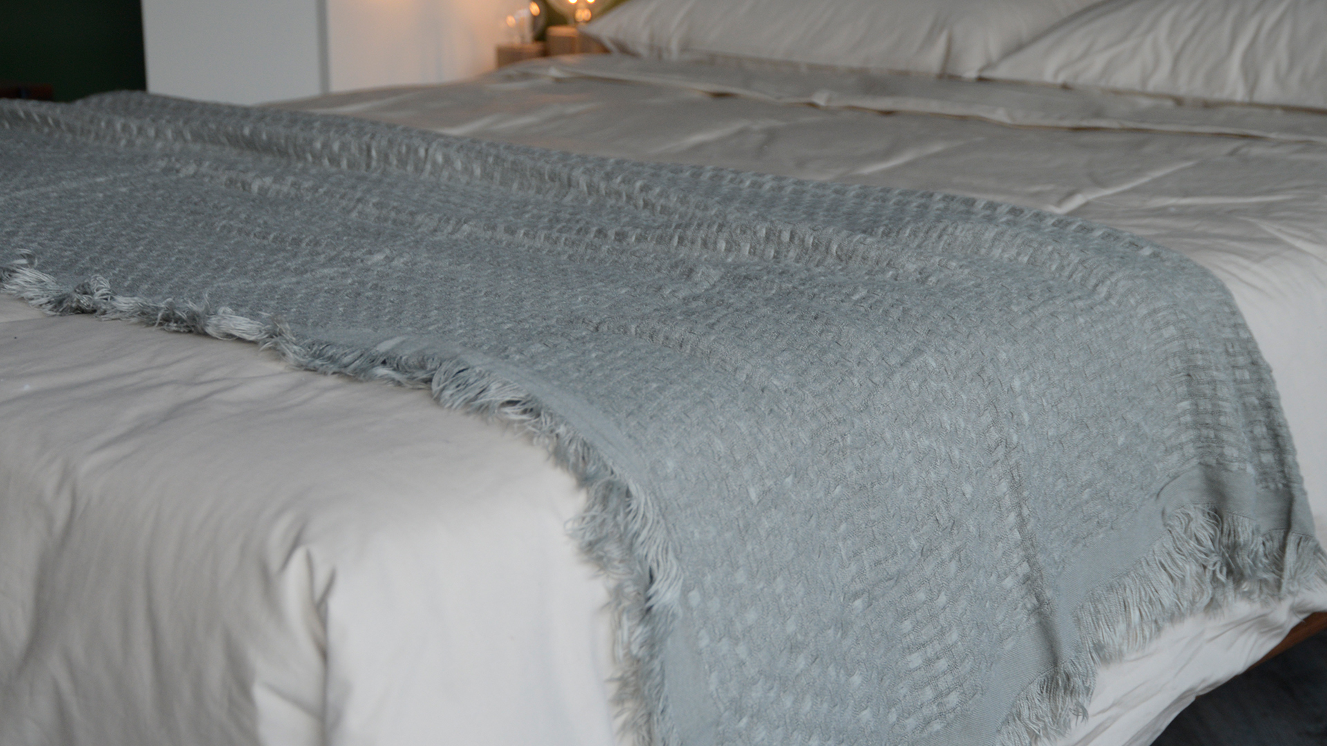 Soft Basket Weave Throws - Natural Bed Company