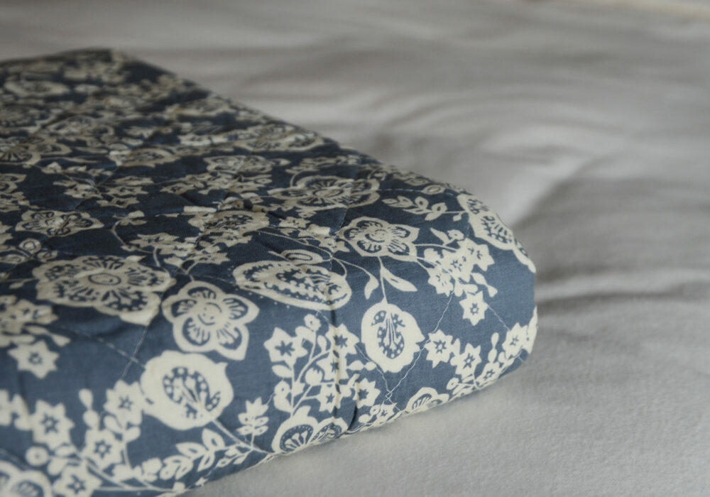 Quilted Throws in Blue & Green | Natural Bed Company