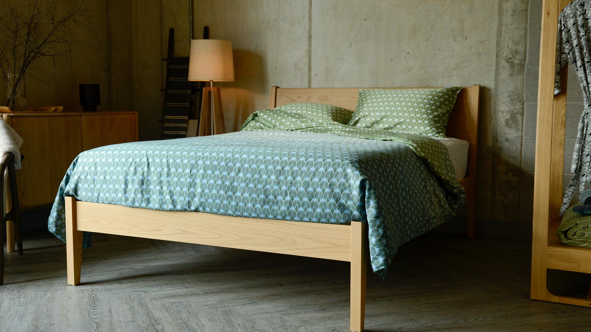 Circle Pattern Cotton Blend Bedding - Teal or Rust - Natural Bed Company