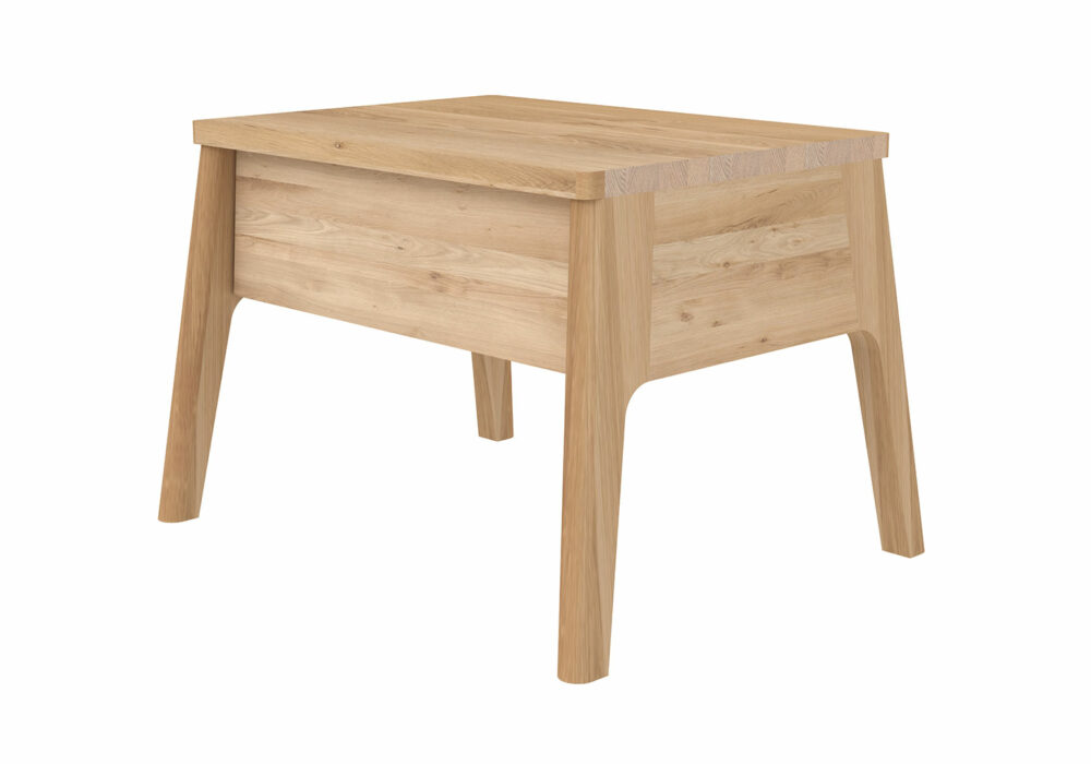Air Oak Bedside Drawer Table | Ethnicraft | Natural Bed Company