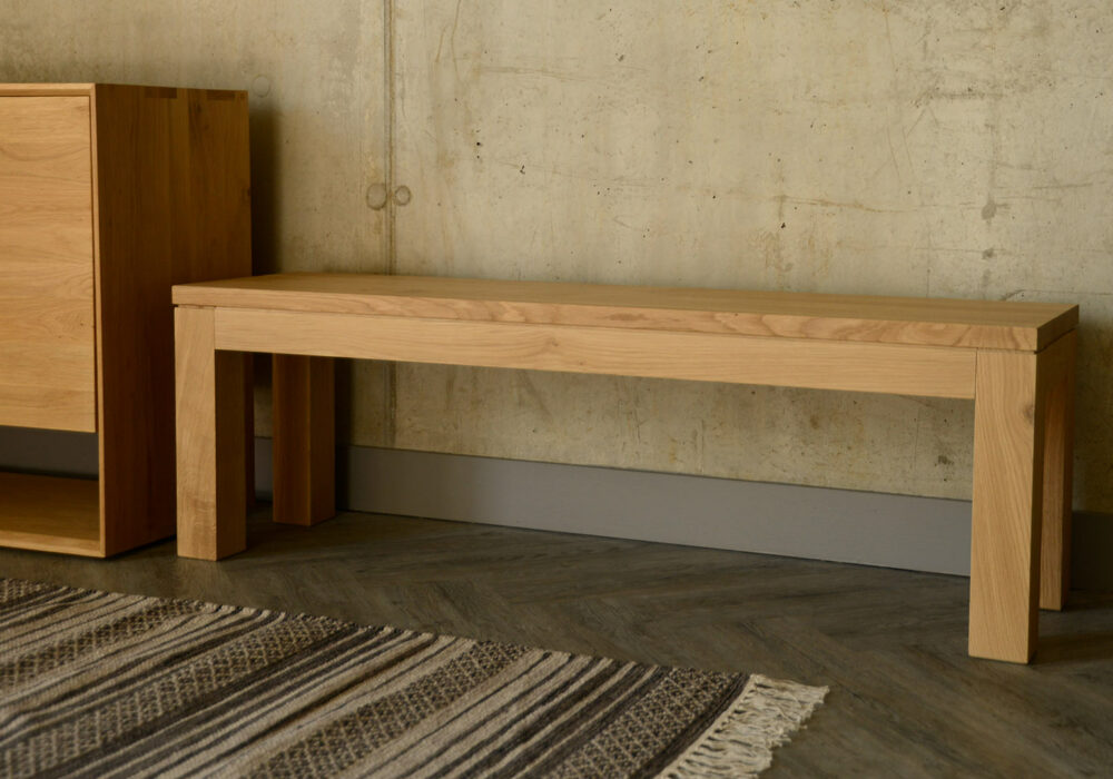 Straight Modern Bench | Ethnicraft Collection | Natural Bed Company
