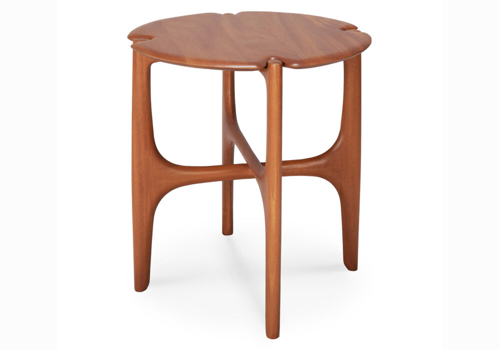 Ethnicraft PI Side Table - Light Mahogany - Natural Bed Company
