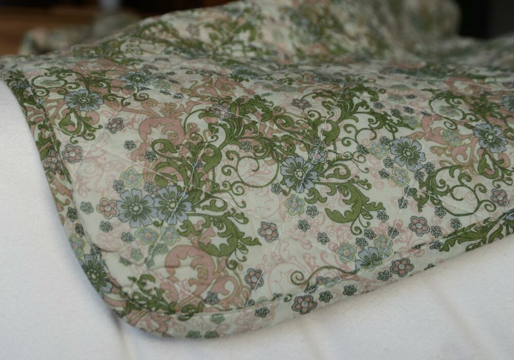 Quilted Throws in Blue & Green | Natural Bed Company