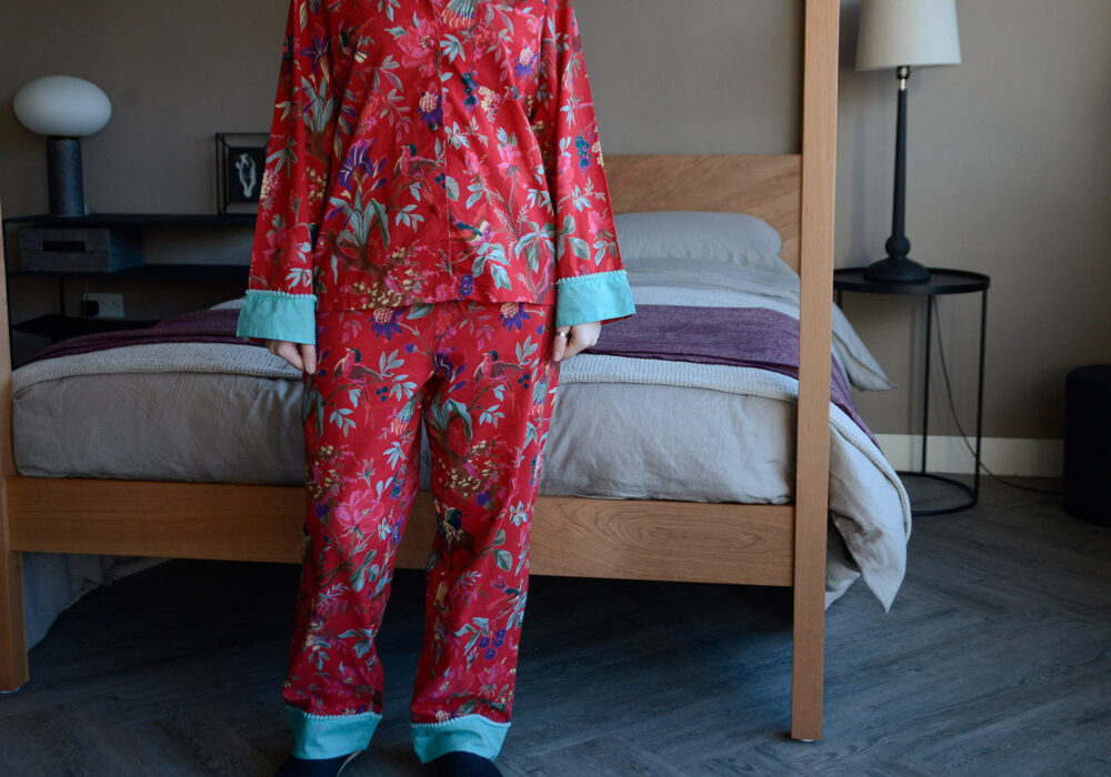 Red Floral Pyjamas | Nightwear | Natural Bed Company