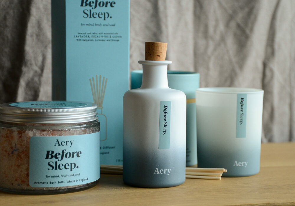 Aery Relaxing Scented Candles and Diffusers - Natural Bed Company