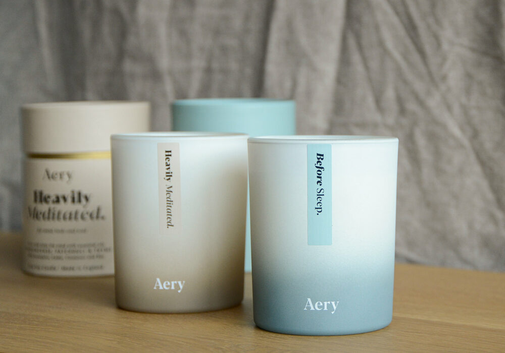 Aery Relaxing Scented Candles and Diffusers - Natural Bed Company