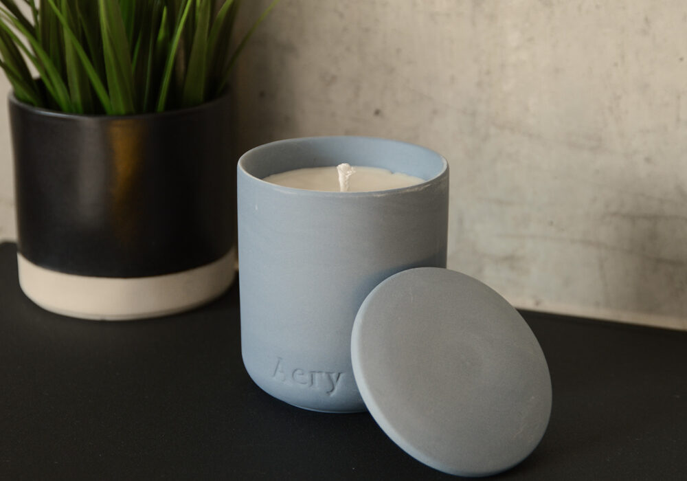 Aery Scented Candles in Clay Pots - Natural Bed Company
