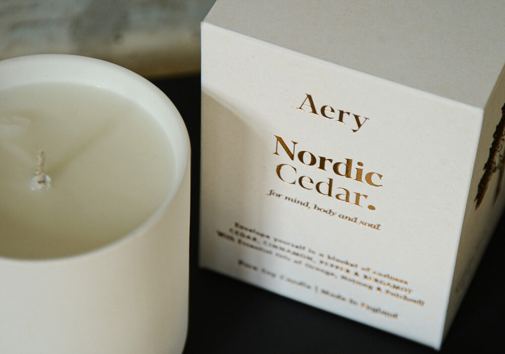 Aery Scented Candles in Clay Pots - Natural Bed Company