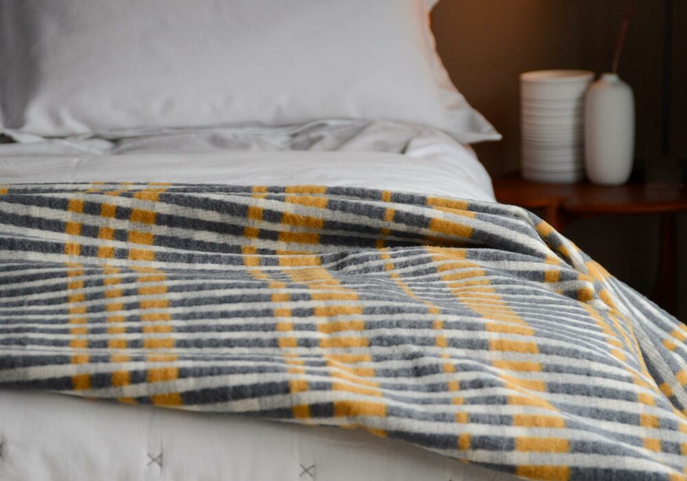 Layered Stripe Throws - 3 Colours - Natural Bed Company