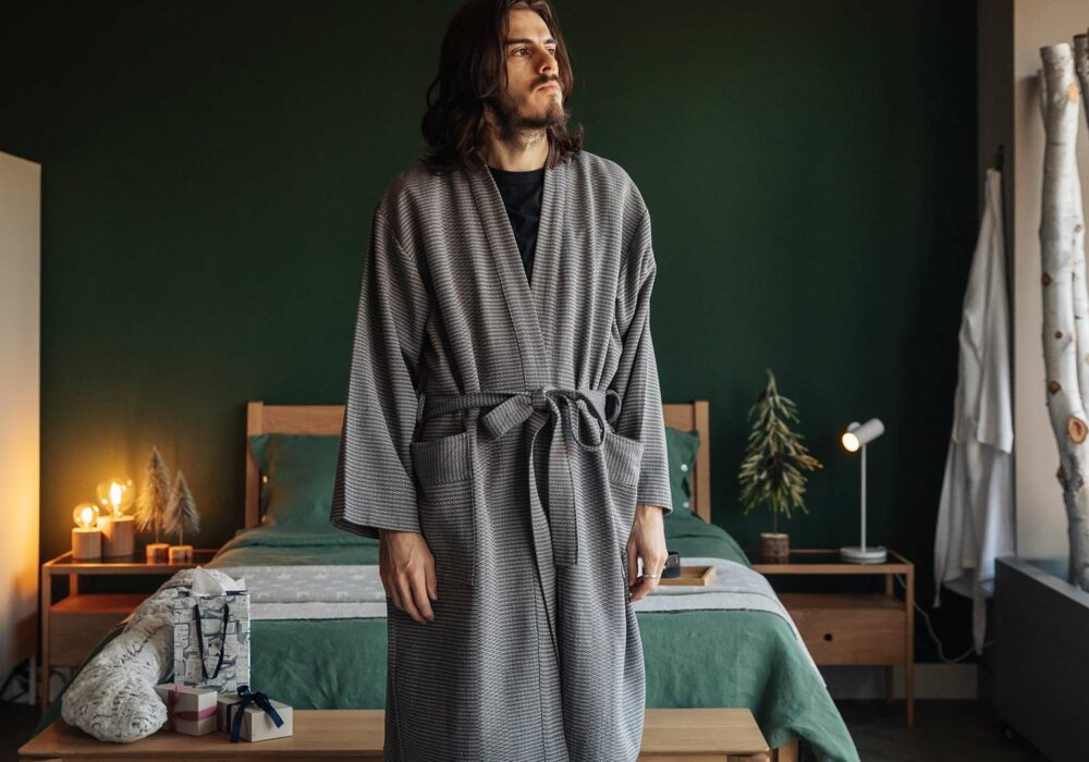 Unisex Luxury Robe - Oeko Tex Cotton | Natural Bed Company