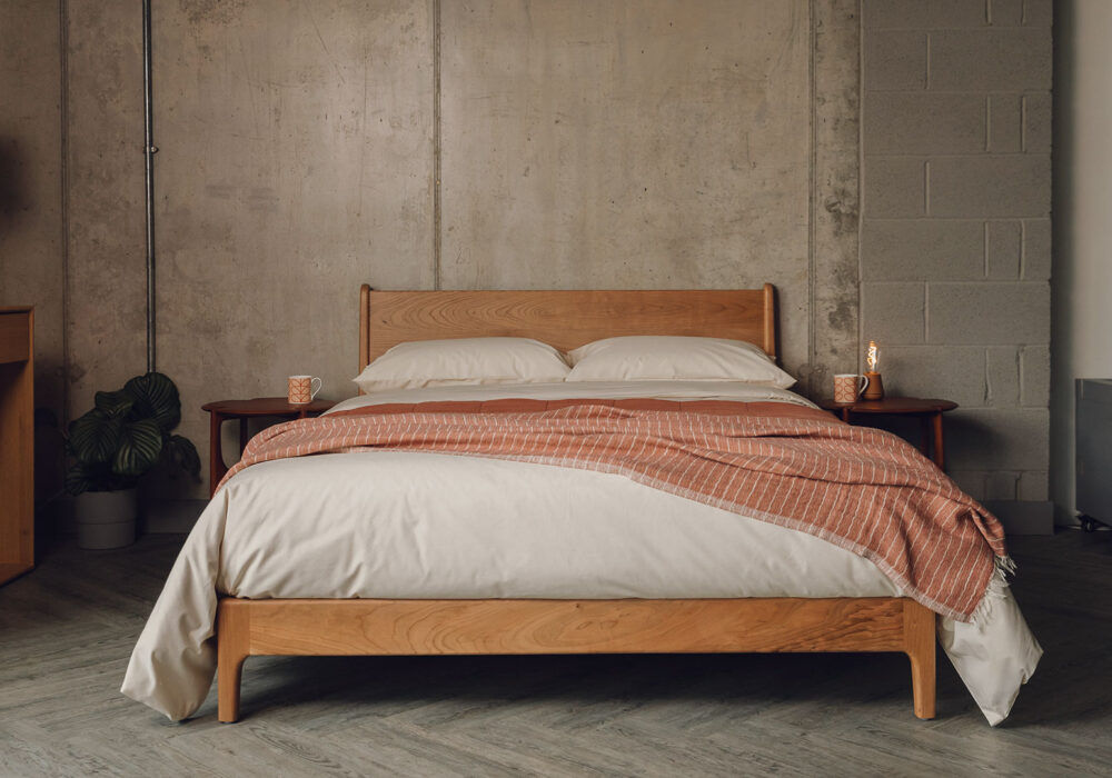 Carnaby Handcrafted Bed | Solid Wood | Natural Bed Company