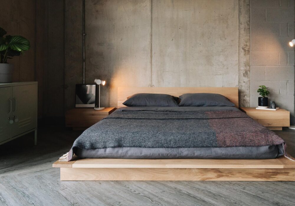 Oregon Low Platform Bed | Solid Wood | Natural Bed Company