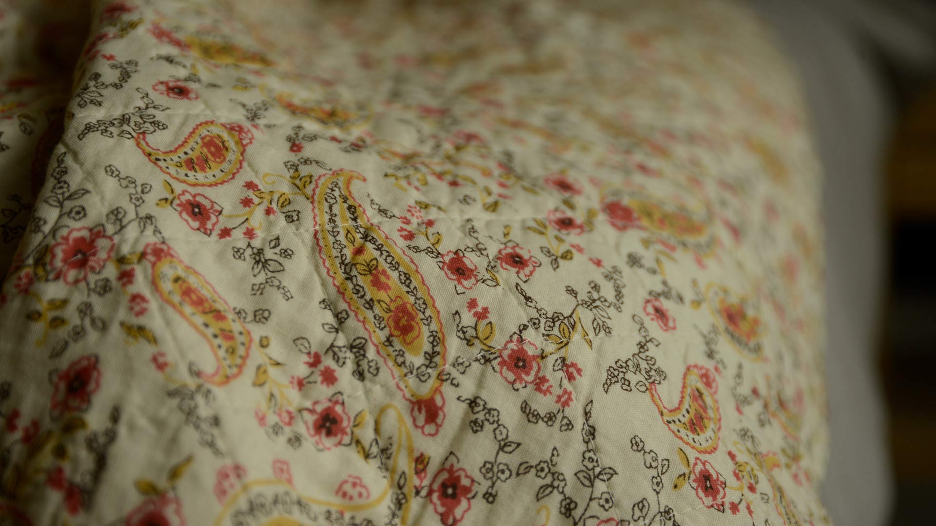 Colourful Quilted Throws with Paisley Print | Natural Bed Company