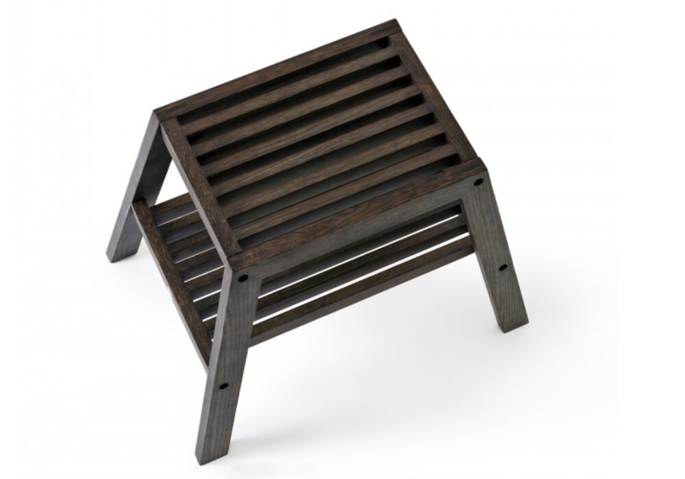 Solid Oak Step Stool - Natural or Dark Oak | Natural Bed Company