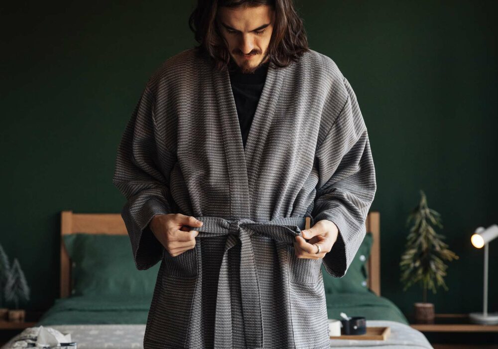 Unisex Luxury Robe - Oeko Tex Cotton | Natural Bed Company