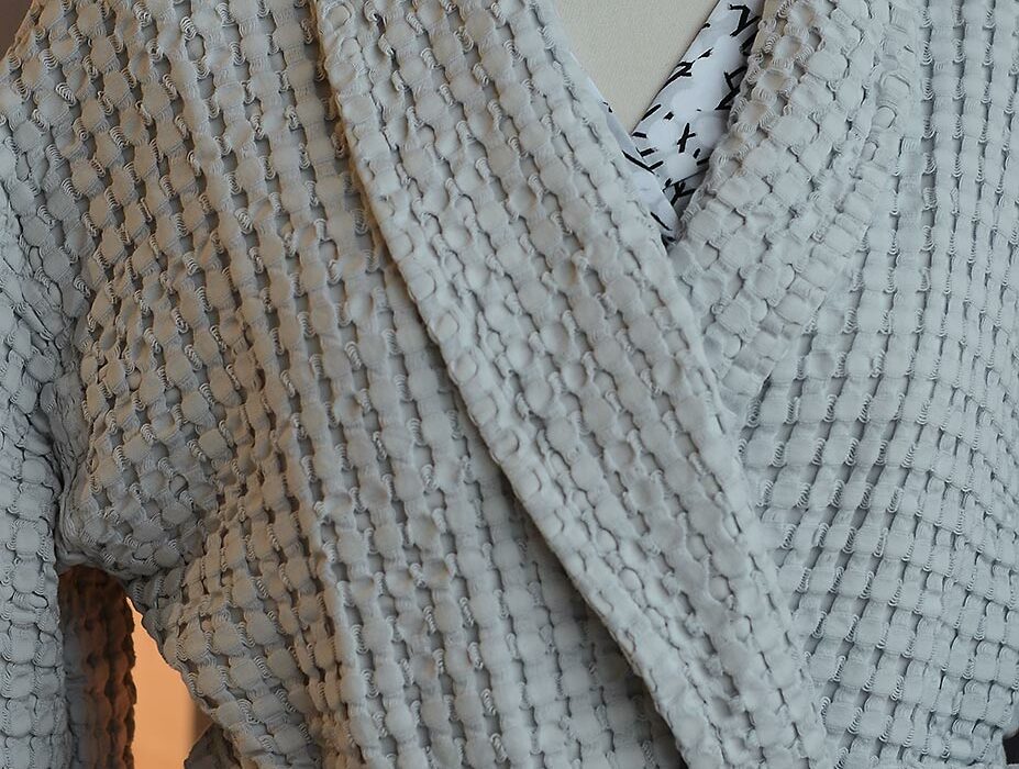 Deep Waffle Textured Cotton Robes | Natural Bed Company