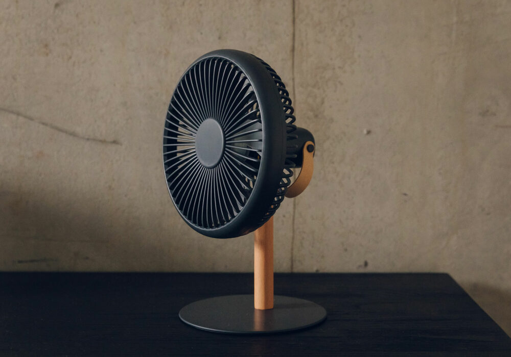Modern Desk Fan with Remote Control - Natural Bed Company