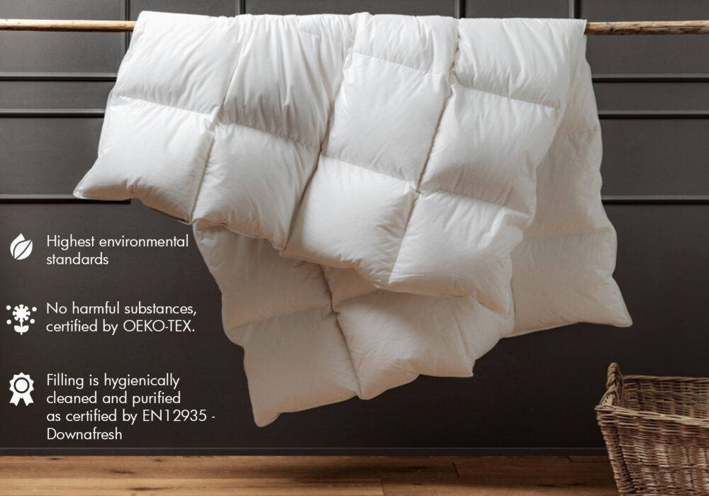 Luxury Canadian Goose Down Duvets | Natural Bed Company