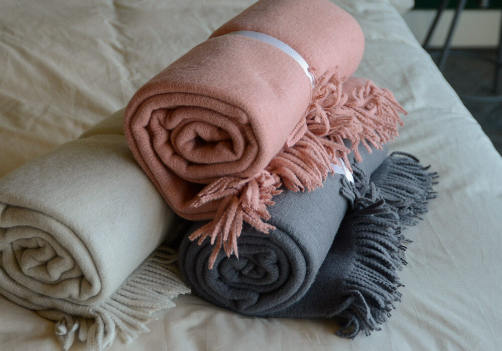 Soft Knitted Look Throws | Throws & Blankets | Natural Bed Co