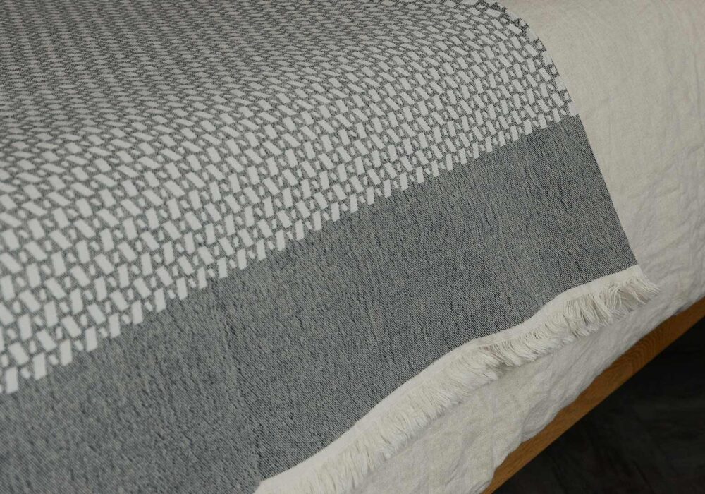 Geometric Cotton Throws & Bedspreads | Natural Bed Company