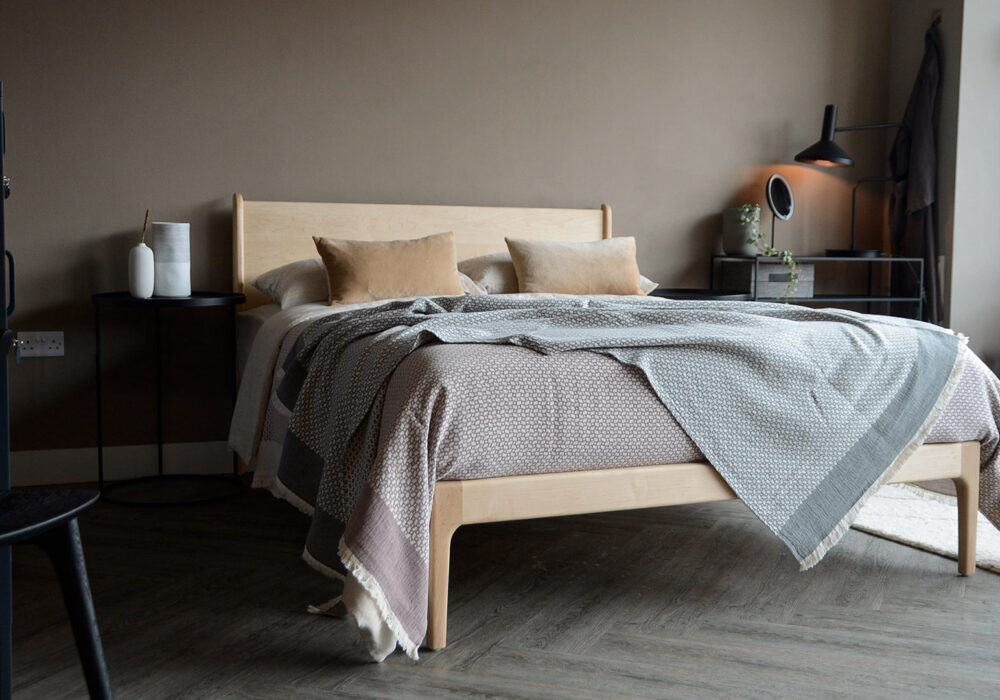 Geometric Cotton Throws & Bedspreads | Natural Bed Company
