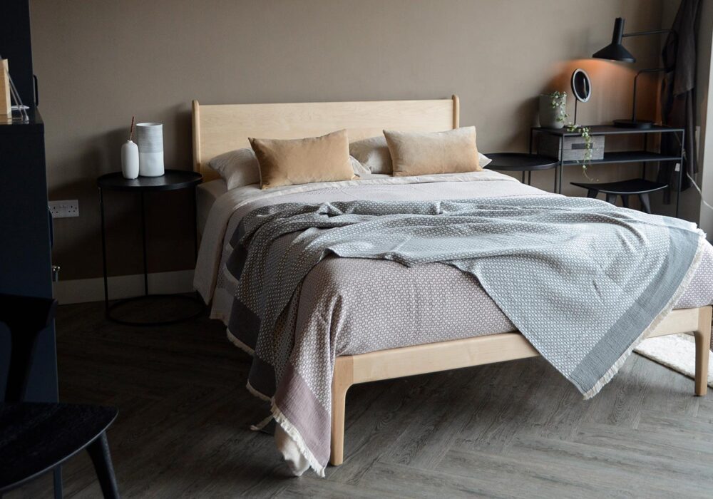Geometric Cotton Throws & Bedspreads | Natural Bed Company