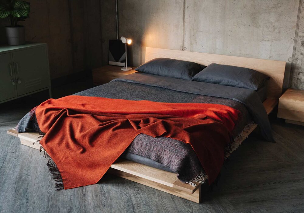 Oregon Low Platform Bed | Solid Wood | Natural Bed Company