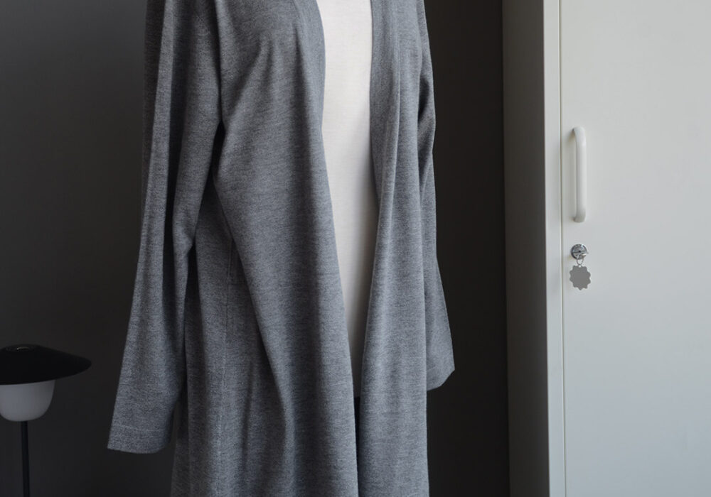 Knitted Robe in Grey | Lounge-wear | Natural Bed Company