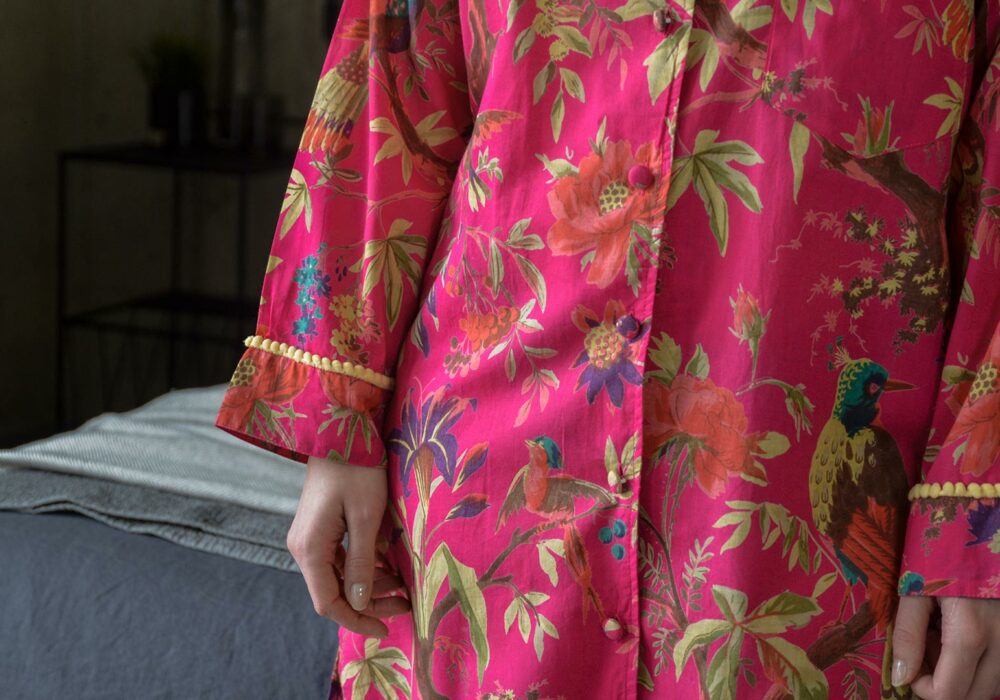 Hot Pink Nightshirt | Nightwear | Natural Bed Company