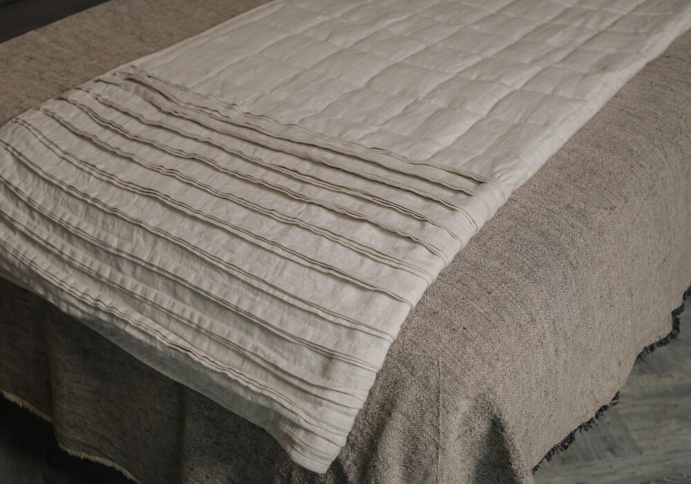 Organic Linen Throws - Natural Bed Company