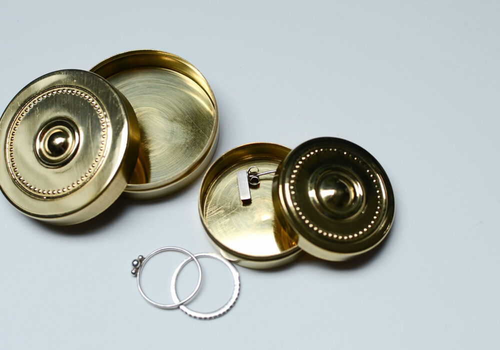 Mini Brass Containers | Jewellery Boxes | Natural Bed Company