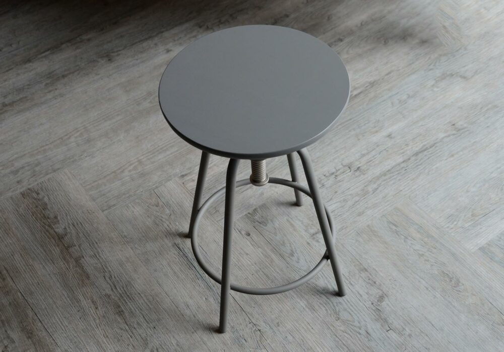Grey Adjustable Stool | Seating | Natural Bed Company