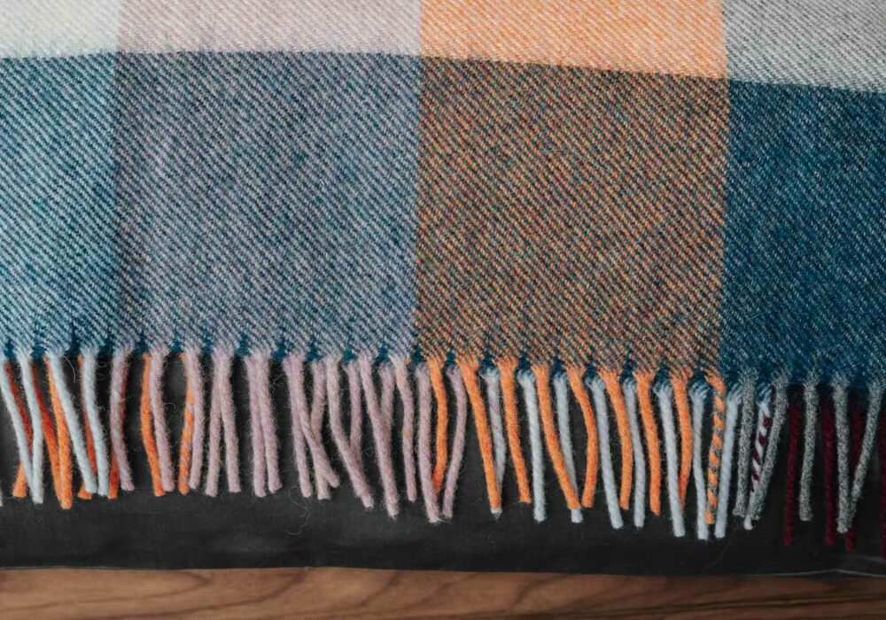 Multicolour Alpaca & Merino Throw | Natural Bed Company