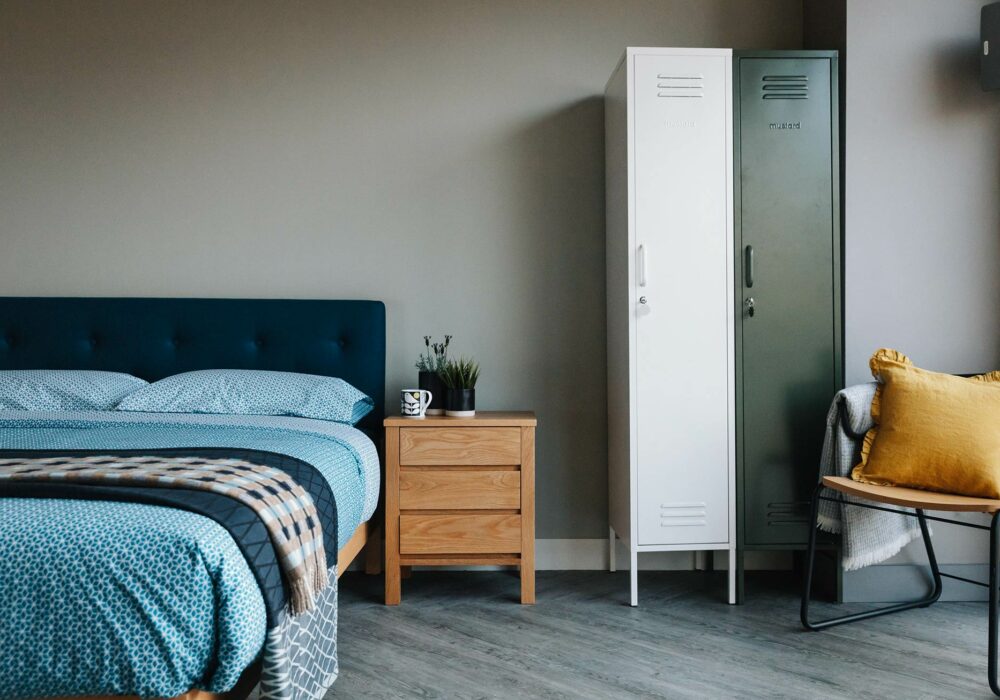 Tall & Skinny Lockers | Extra Bedroom Storage | Natural Bed Company