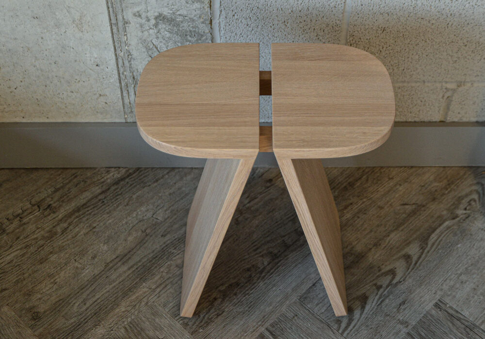 Avio - Solid Oak Side Tables - Natural Bed Company