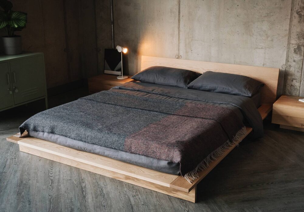 Oregon Low Platform Bed | Solid Wood | Natural Bed Company