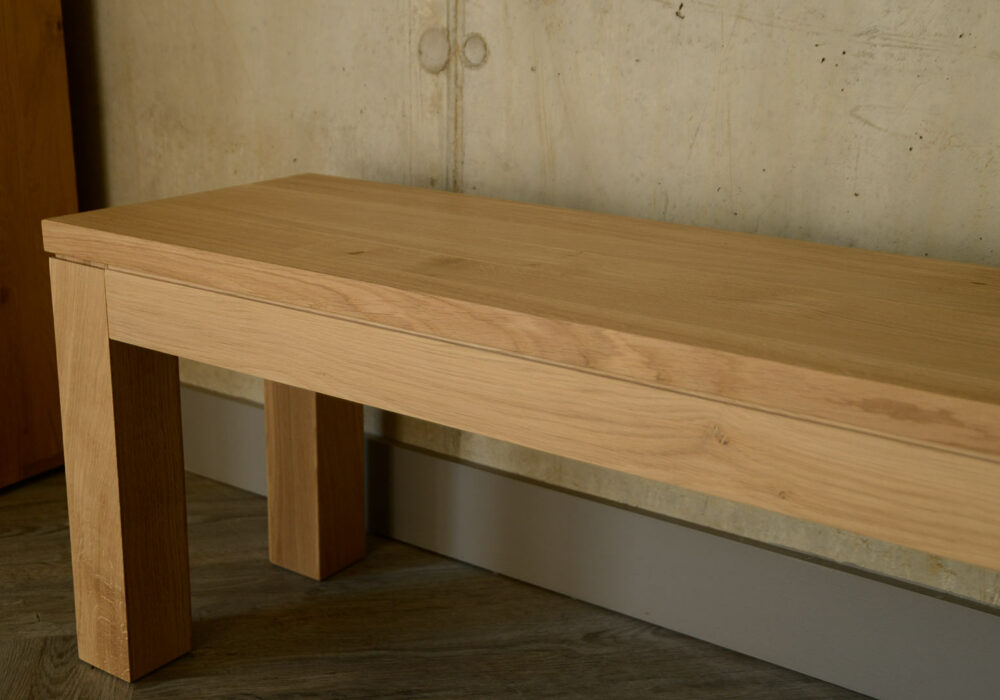 Straight Modern Bench | Ethnicraft Collection | Natural Bed Company