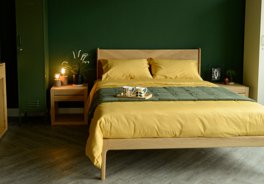 Bamboo Bedding in Ochre | Natural Bed Company