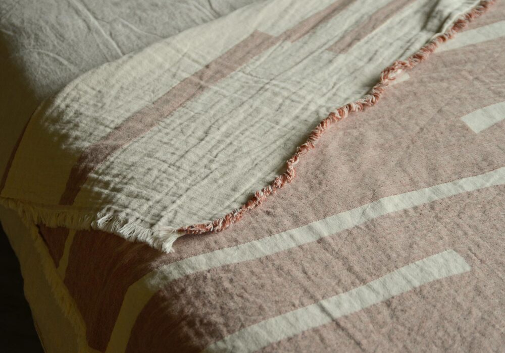 Modern Organic Cotton Throws - Natural Bed Company