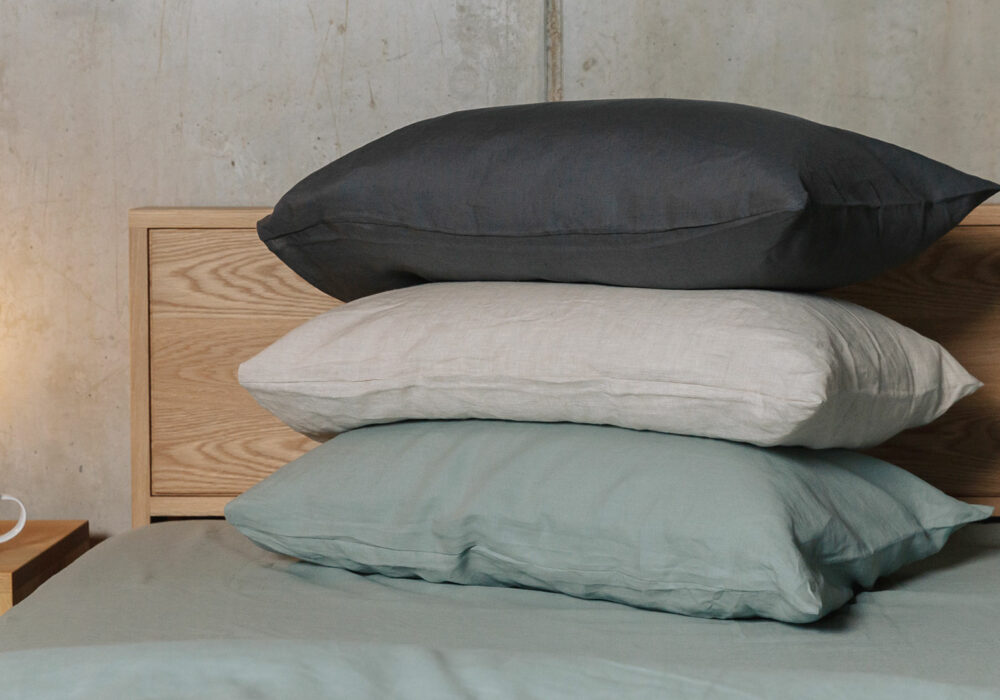 Organic Linen Bedding - 3 Colours - Natural Bed Company