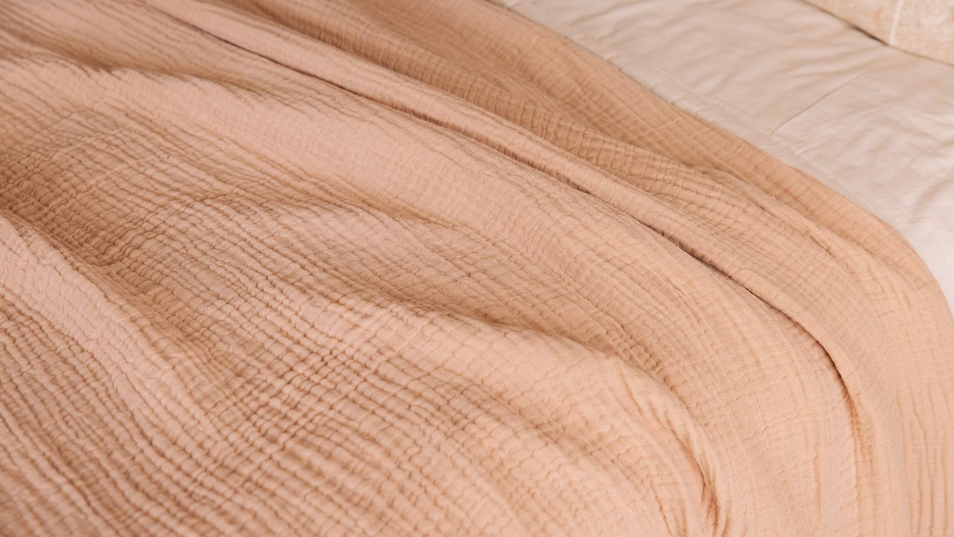 Cotton Muslin Bedspreads | Various Colours | Natural Bed Co.
