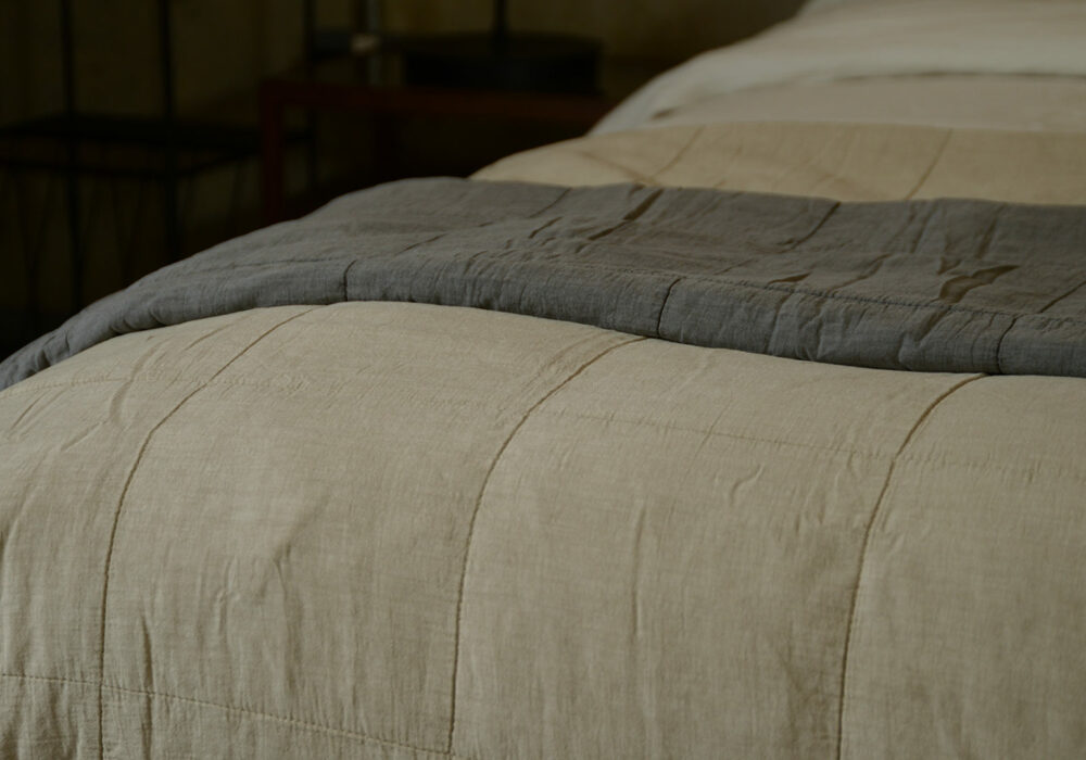 Plain Soft Quilted Throws | Many Colours | Natural Bed Company