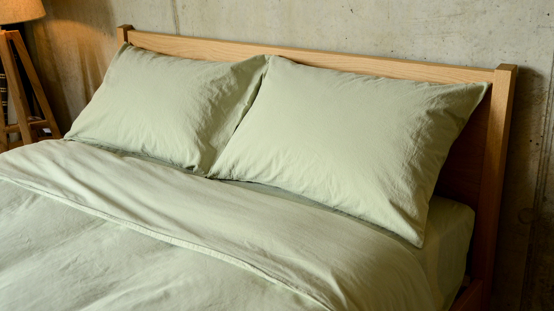 Stonewashed Cotton Bedding - 3 Colours - Natural Bed Company