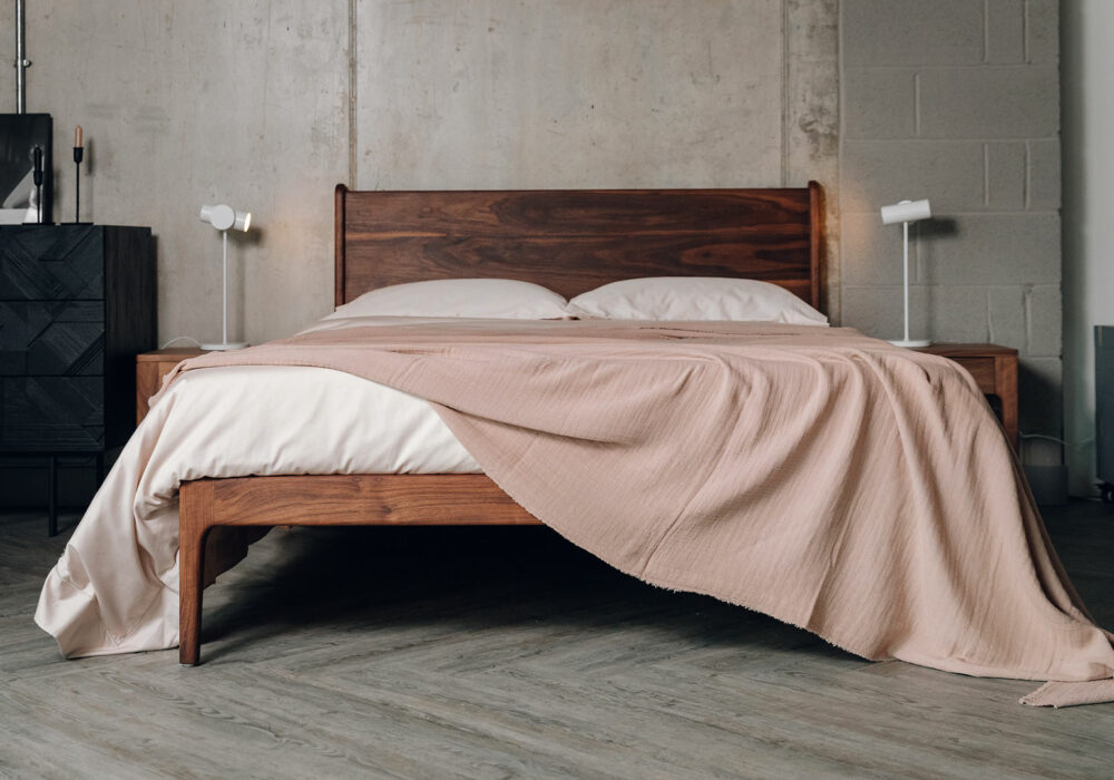 Lightweight Cotton Bedspread - Rose, Sand or Blue - Natural Bed Company