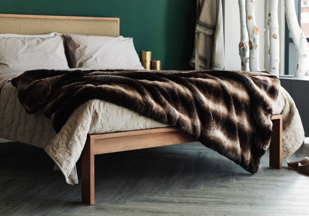 Luxury Faux Fur Bedspread | Bedding | Natural Bed Company
