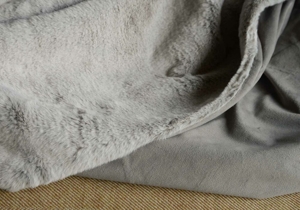 Soft Frosted Faux Fur Throws | Blankets | Natural Bed Company